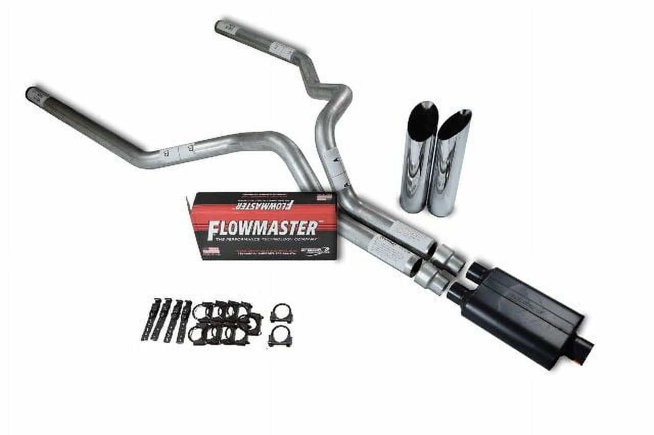Ford F150 15-20 3" Dual Truck Exhaust Kits Flowmaster 40 Series Slash ...