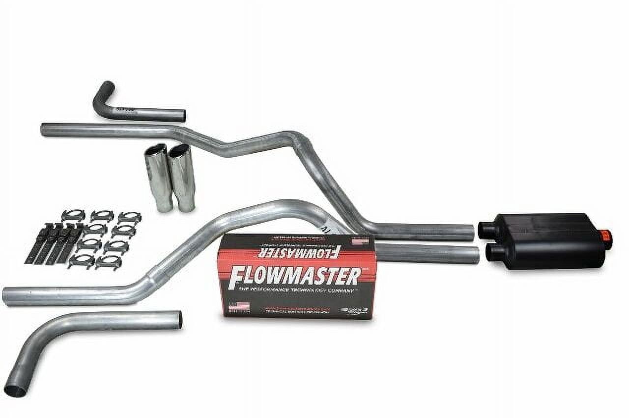 Ford F150 21-25 2.5" Dual Exhaust Kit Flowmaster Super 40 Clamp Tip ...