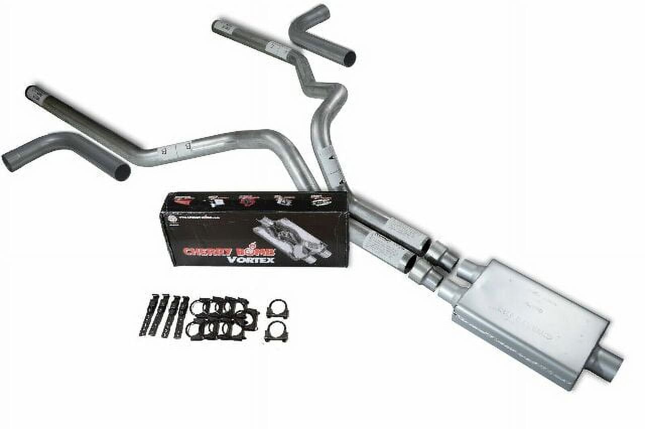 Ford F150 21-25 3" Dual Exhaust Kits Cherry Bomb Vortex Side Exit ...