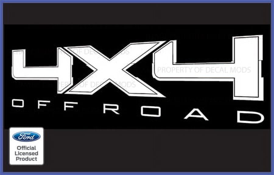 Ford F150 4x4 Off Road White Decals Stickers -CW (2009-2014) - Walmart.com