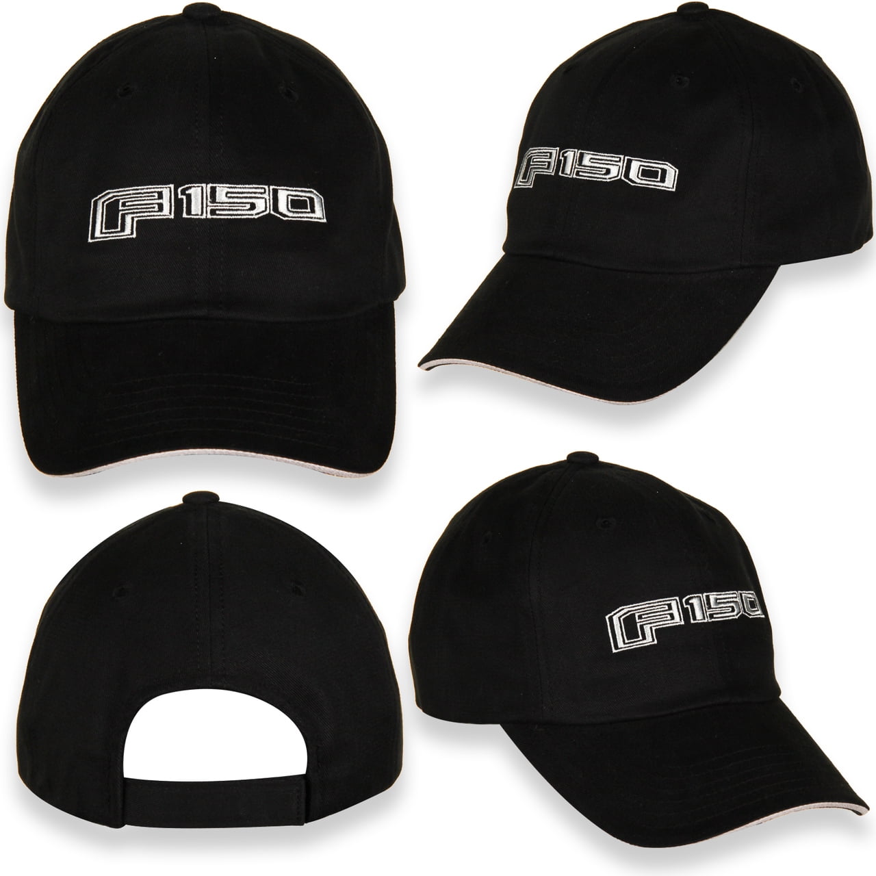 Ford F150 Black Sandwich Brim Hat - Walmart.com