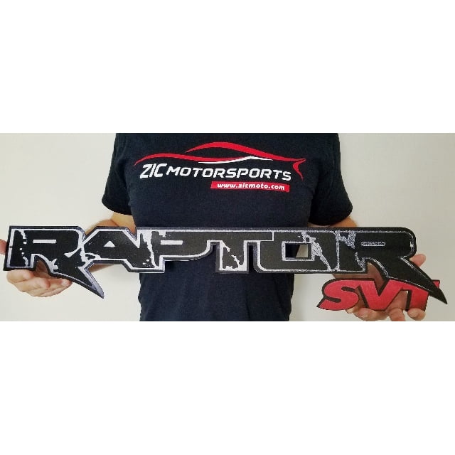 Ford F150 F-150 Raptor SVT Emblem Badge Heavy Duty Steel Metal Sign ...