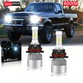 for Ford F150 F250 F350 1987-1991, LED Headlight Bulbs, 9004 High/low ...