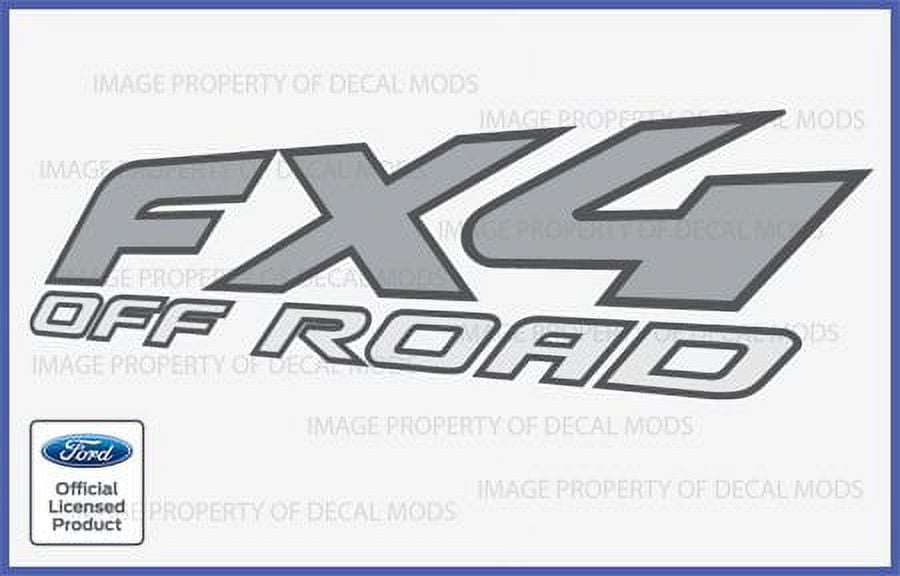 Ford F250 F350 F450 FX4 Offroad Decals Stickers Grey Gray - FG (1997 ...