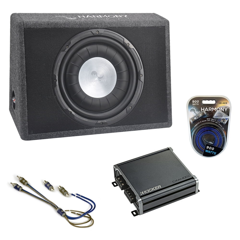Ford F250 Truck Regular Cab 98-18 Harmony Single 12" Loaded Sub Box ...