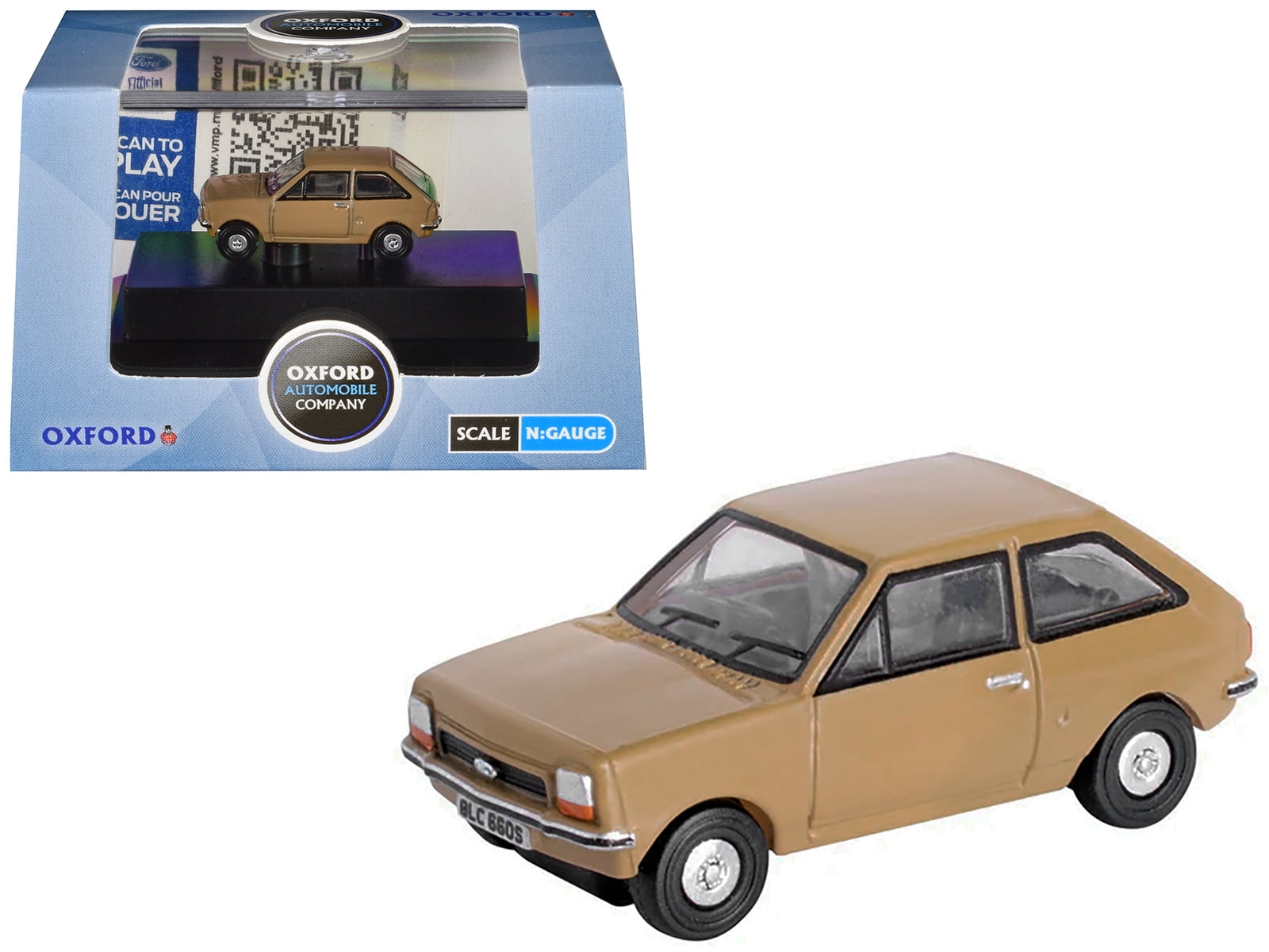 Ford Fiesta Mk1 RHD (Right Hand Drive) Nevada Beige 1/148 (N) Scale ...