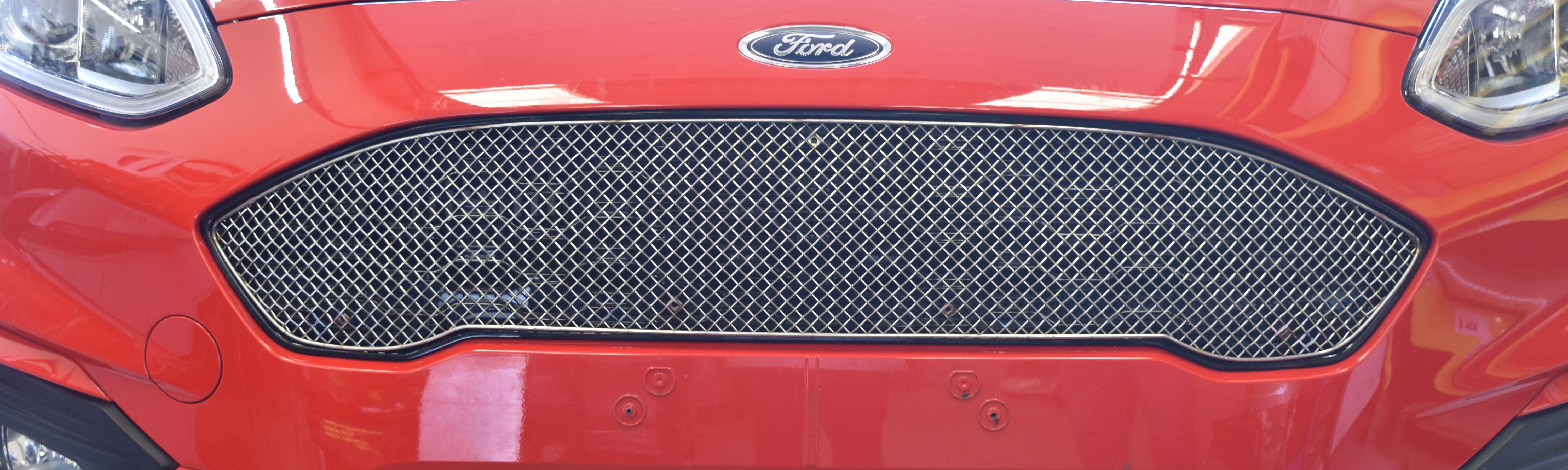 Ford Fiesta ST LINE MK8 - Upper Grille - Silver Finish (2018 ...