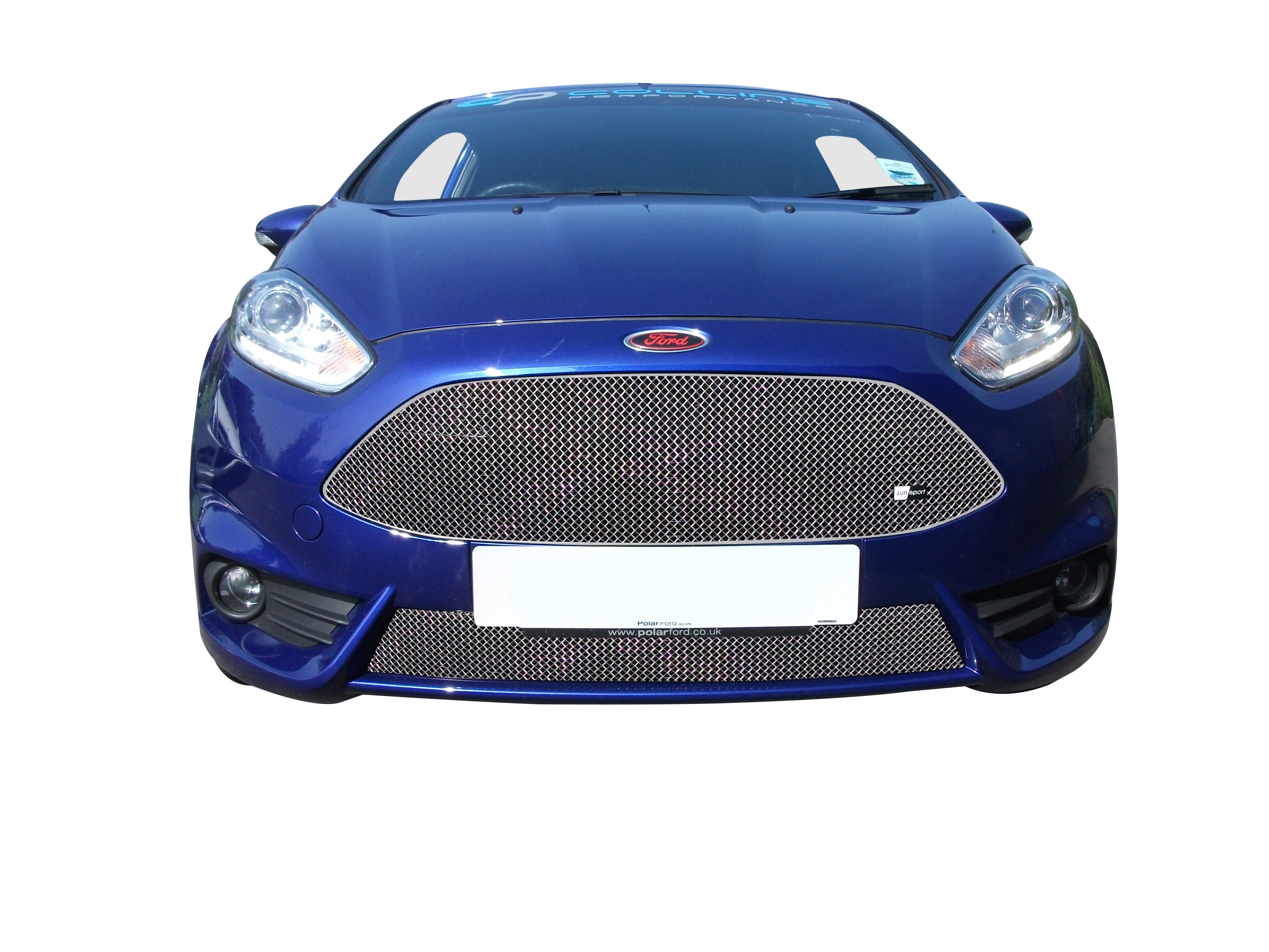 Ford Fiesta ST Mk 7.5 - Front Grill Set - Silver finish (2013 to 2017 ...