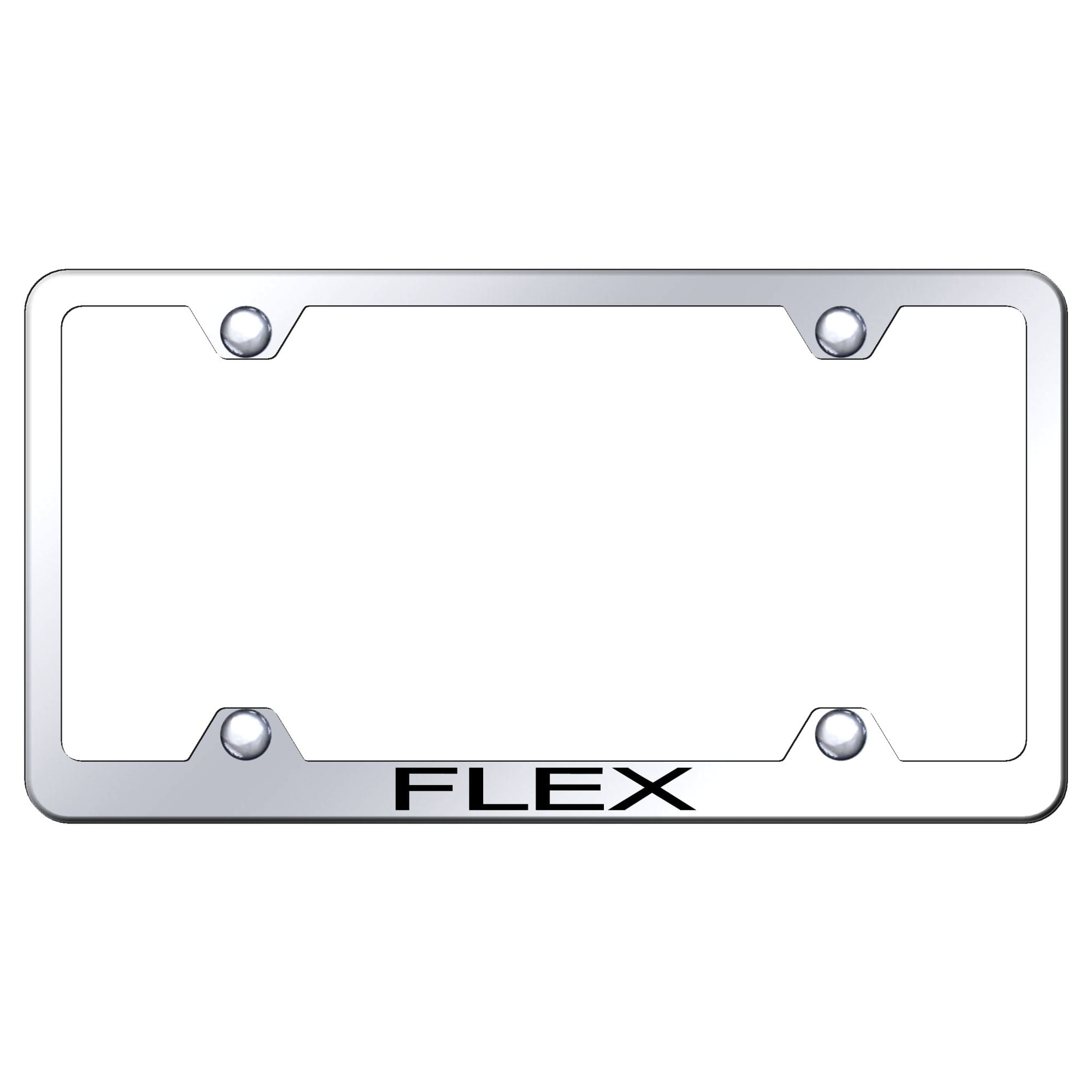 Ford Flex Laser Etched Logo Wide Body License Plate Frame (Chrome) - Walmart.com