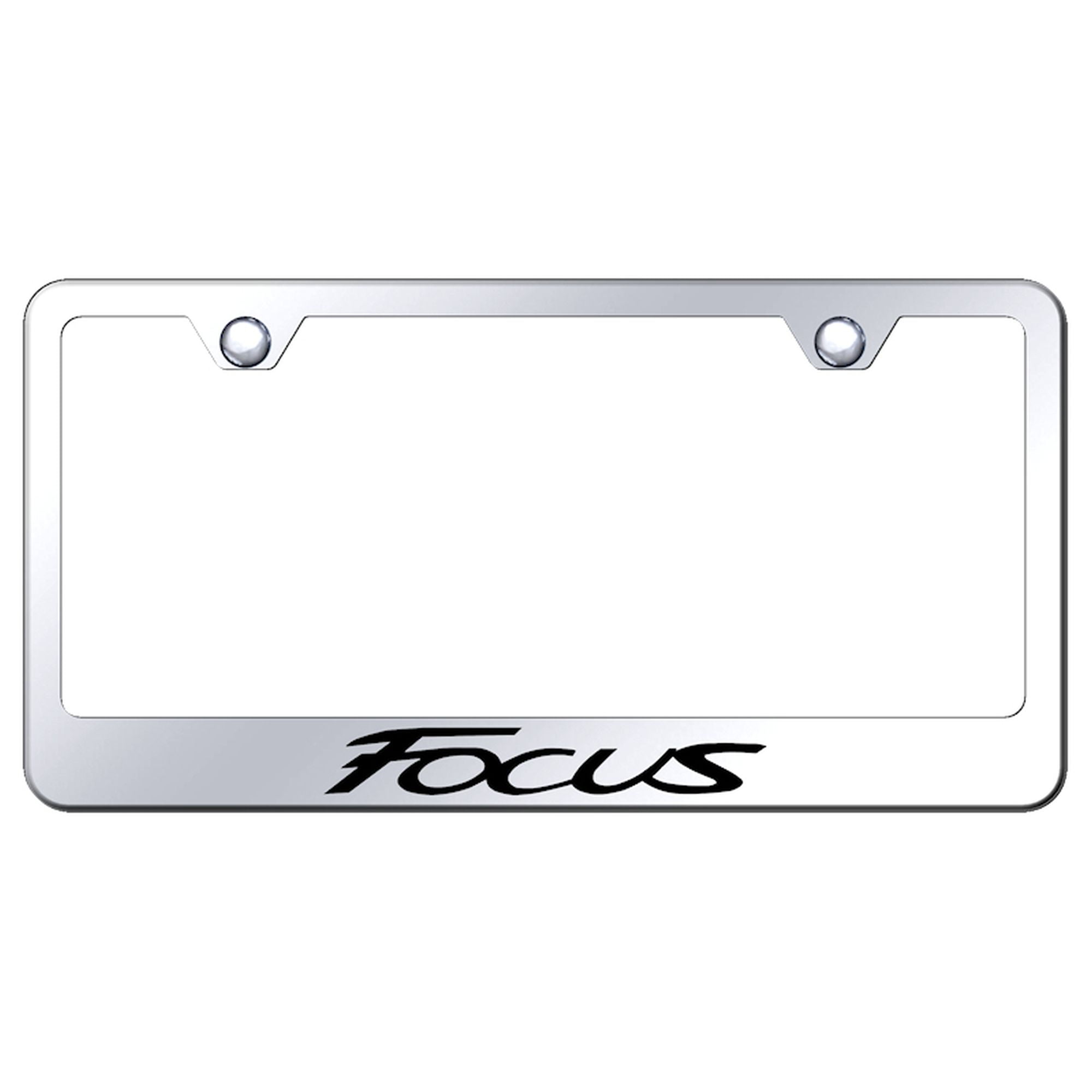 Ford Focus Laser Etched Logo Stainless Steel License Plate Frame ...