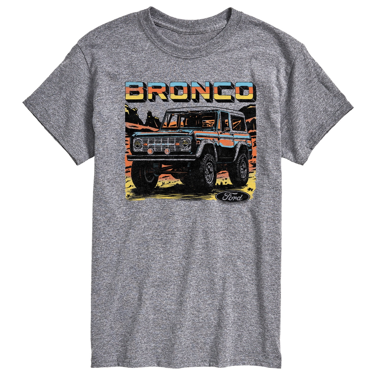 Ford - Ford Bronco Desert Illustration - Men's Short Sleeve T-Shirt ...