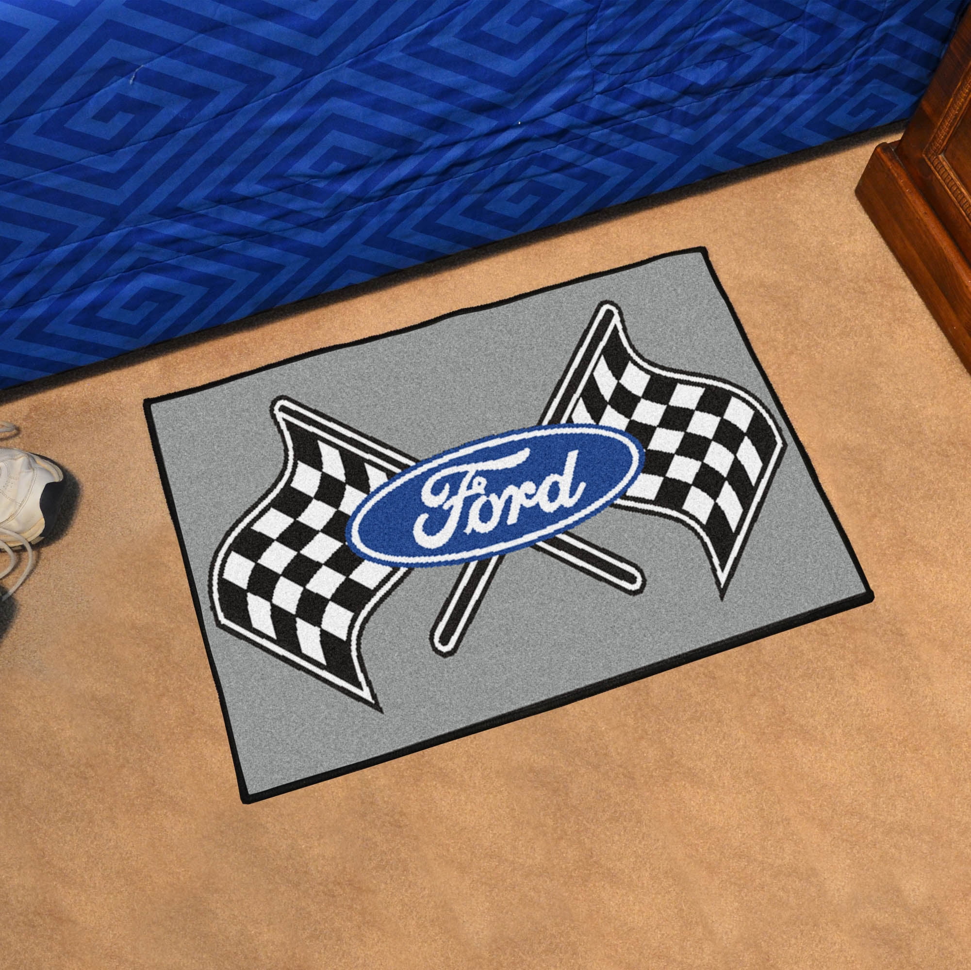 Ford Flags Starter Rug 19"x30" - Gray - Walmart.com