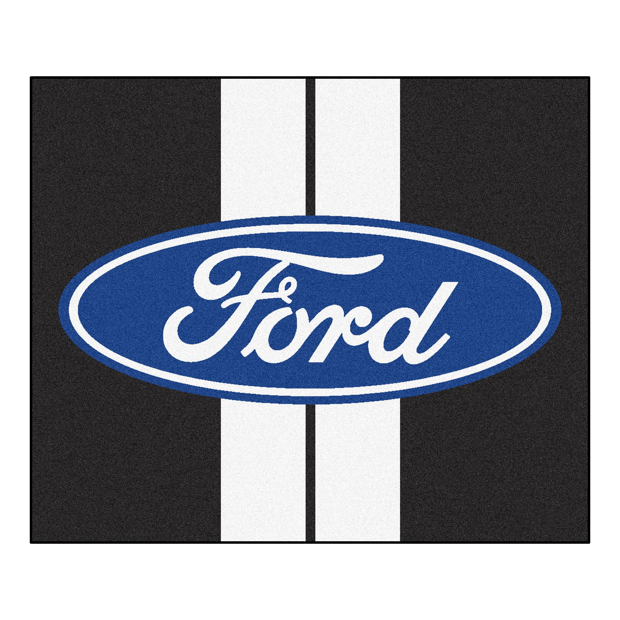 Ford - Ford Oval with Stripes Tailgater Mat Rectangular Outdoor Area ...