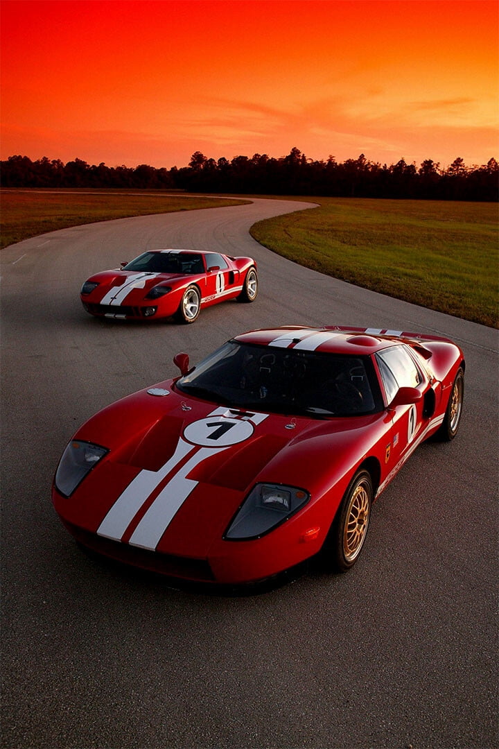 Ford GT40 Super Racing Car Cool Sports Car Painting Wall Art Home ...