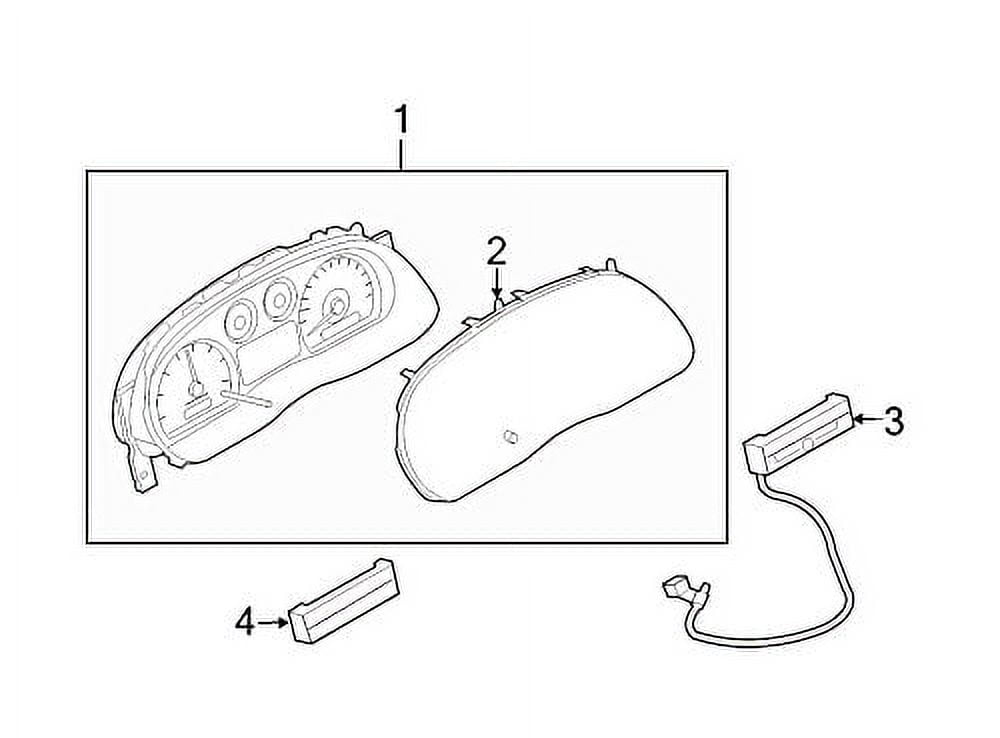 Ford Genuine 6L5Z-7A110-AA Indicator Assembly - Walmart.com