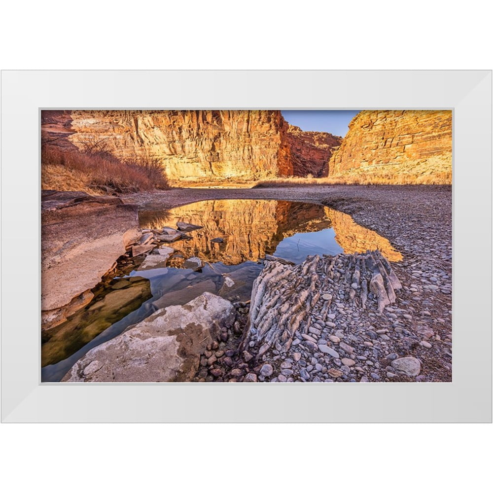Ford, John 14x11 White Modern Wood Framed Museum Art Print Titled - Pool-Colorado River-Moab ...