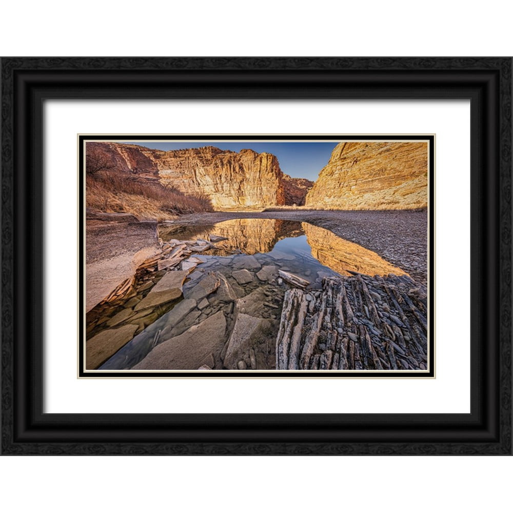 Ford, John 18x13 Black Ornate Wood Framed with Double Matting Museum Art Print Titled - Pool ...