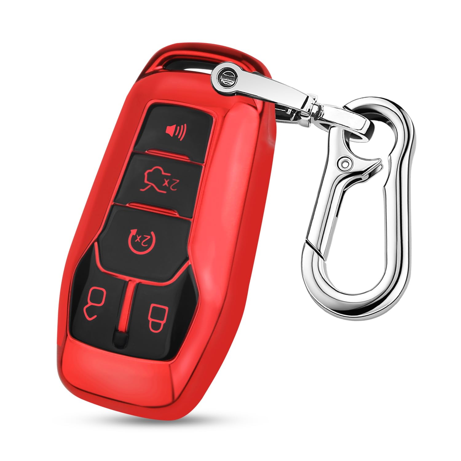 For Ford Key Fob Cover with Keychain, Shell Compatible with Ford ...