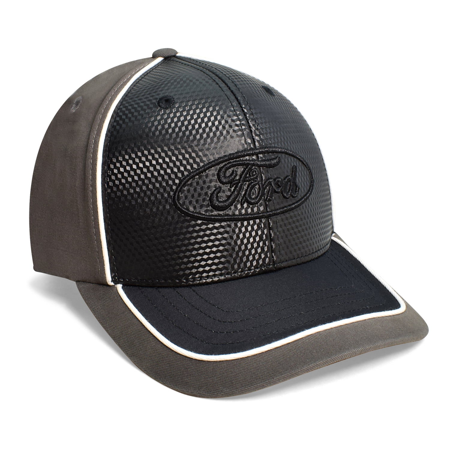 Ford Logo Black Front Gray Sports Baseball Hat - Walmart.com