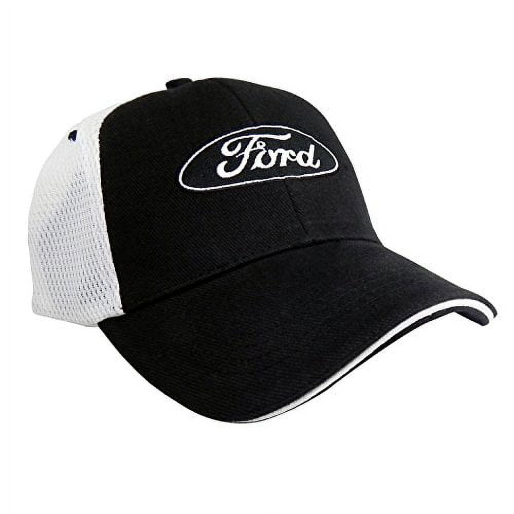 Ford Logo Black Mesh Back Baseball Cap - Walmart.com
