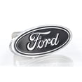 Ford Logo Chrome with black Oval Trailer Hitch Cover, 2 inch post ...