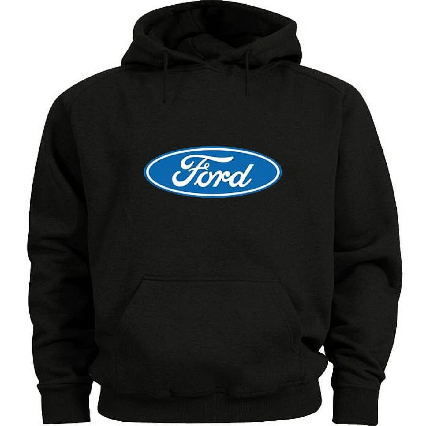 Ford Logo Hoodie Men's Sweatshirt Black - Walmart.com