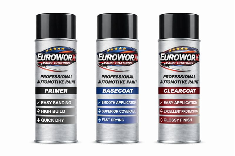 Ford M7 Carbonized Red Professional Touch Up Spray Paint 13.5oz Aerosol ...