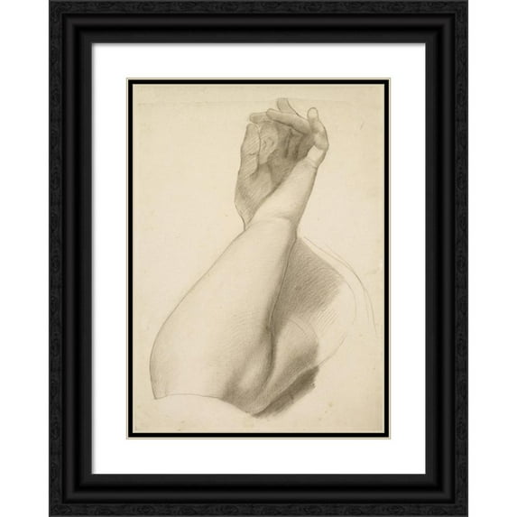 Ford Madox Brown 11x14 Black Ornate Wood Framed Double Matted Museum ...