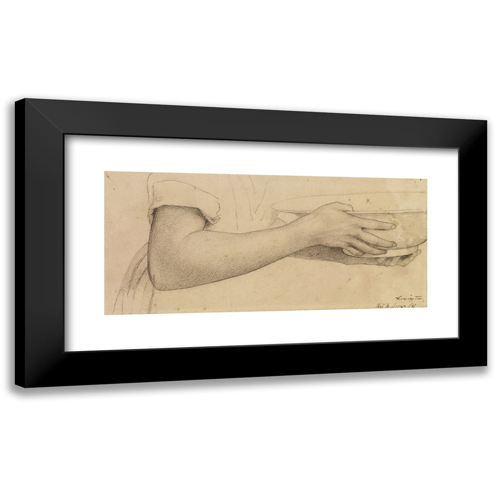 Ford Madox Brown 14x8 Black Modern Framed Museum Art Print Titled ...