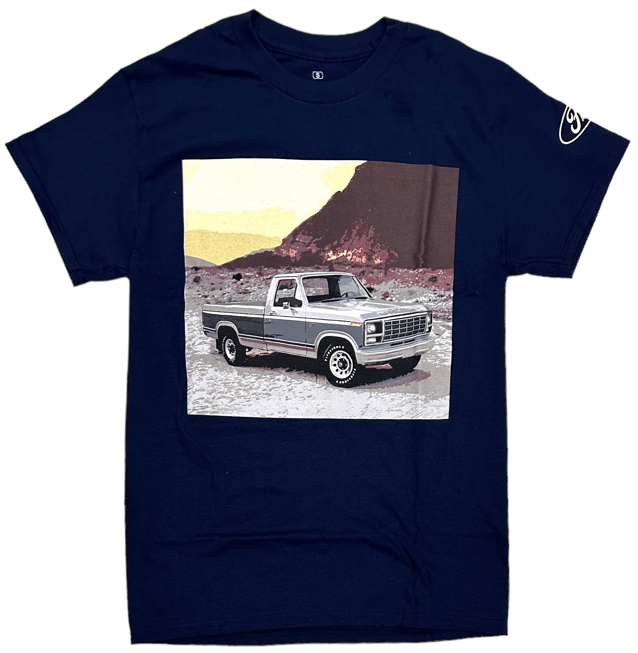 Ford Men's Officially Licensed Vintage Retro Truck Graphic Photo Tee T ...