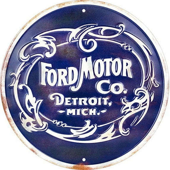 Ford Motor Company Detroit Michigan Circlular Sign - Walmart.com