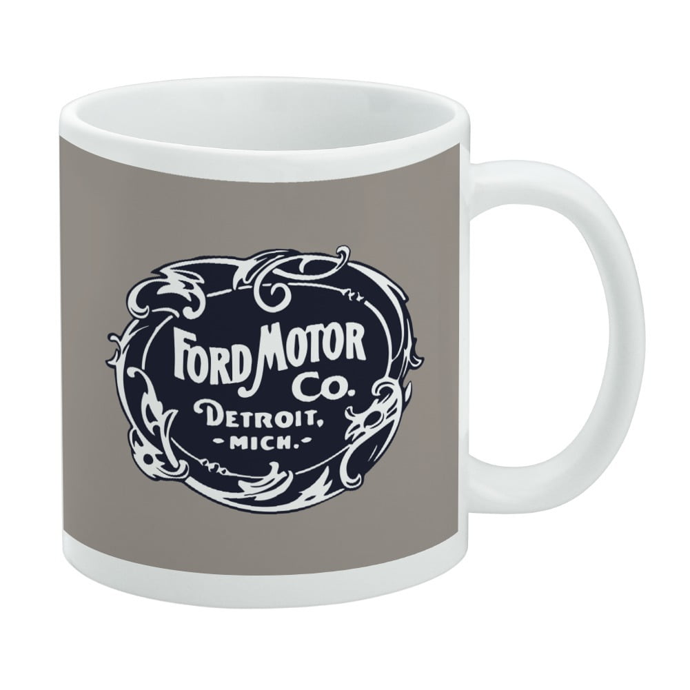 Ford Motor Company Vintage Logo White Mug - Walmart.com