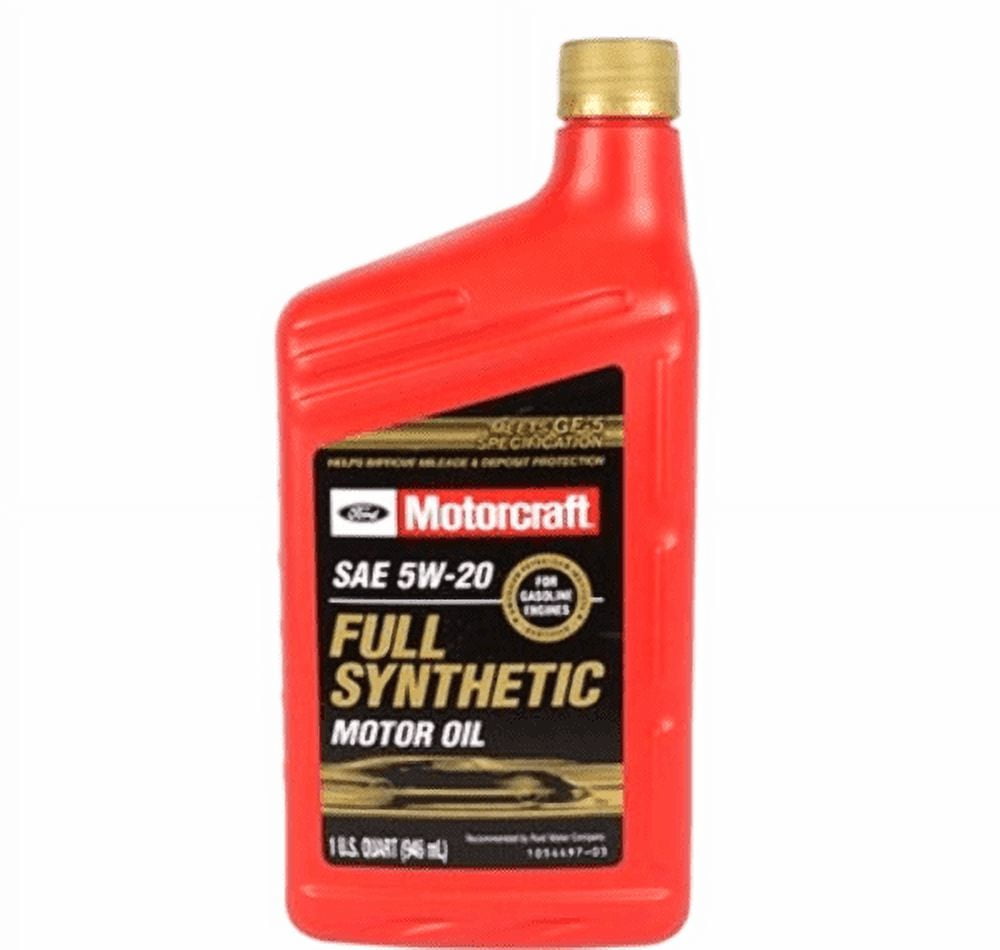 Ford Motorcraft Full Synthetic Motor Oil 5W-20, 1 qt (2 Pack) - Walmart.com