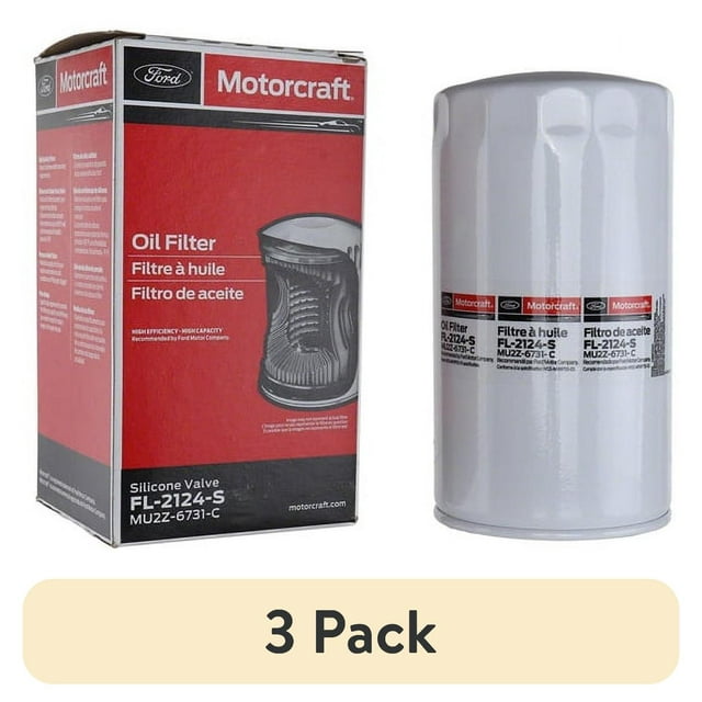 (3 pack) Ford Motorcraft Original Equipment FL820S Engine Oil Filter 4 ...