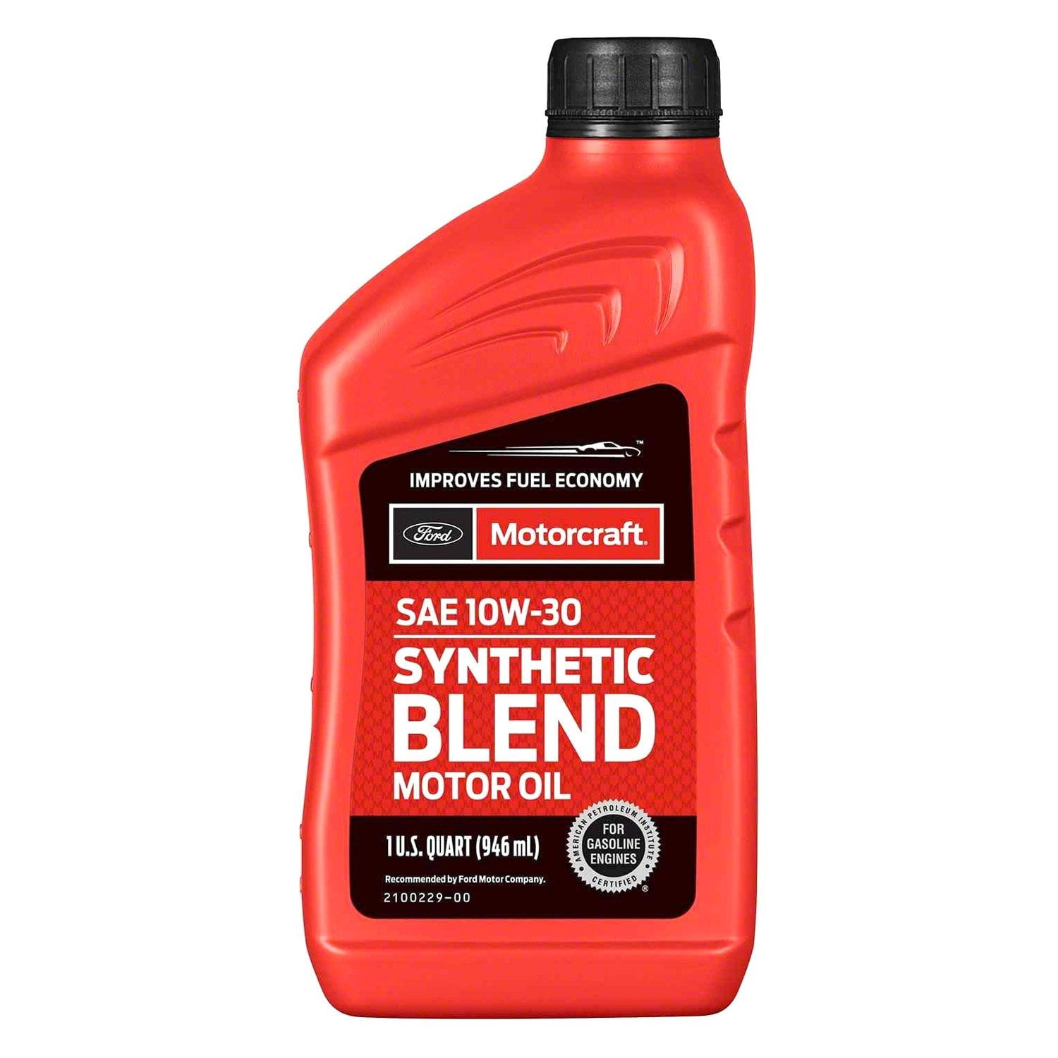Ford Motorcraft Synthetic Blend Motor Oils 10W-30, 1 qt - Walmart.com