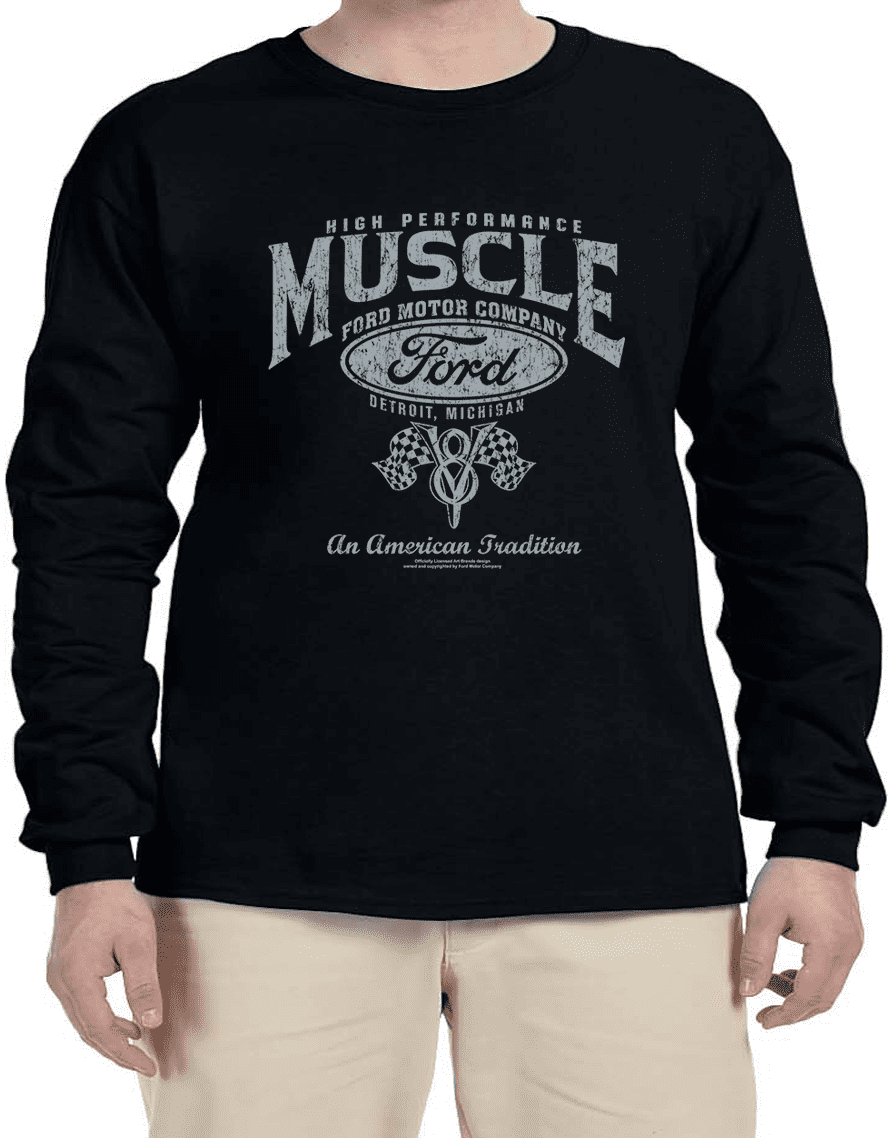 Ford Muscle Car Guy Car Show Mustang Ford T-shirt Mens Graphic Tees ...
