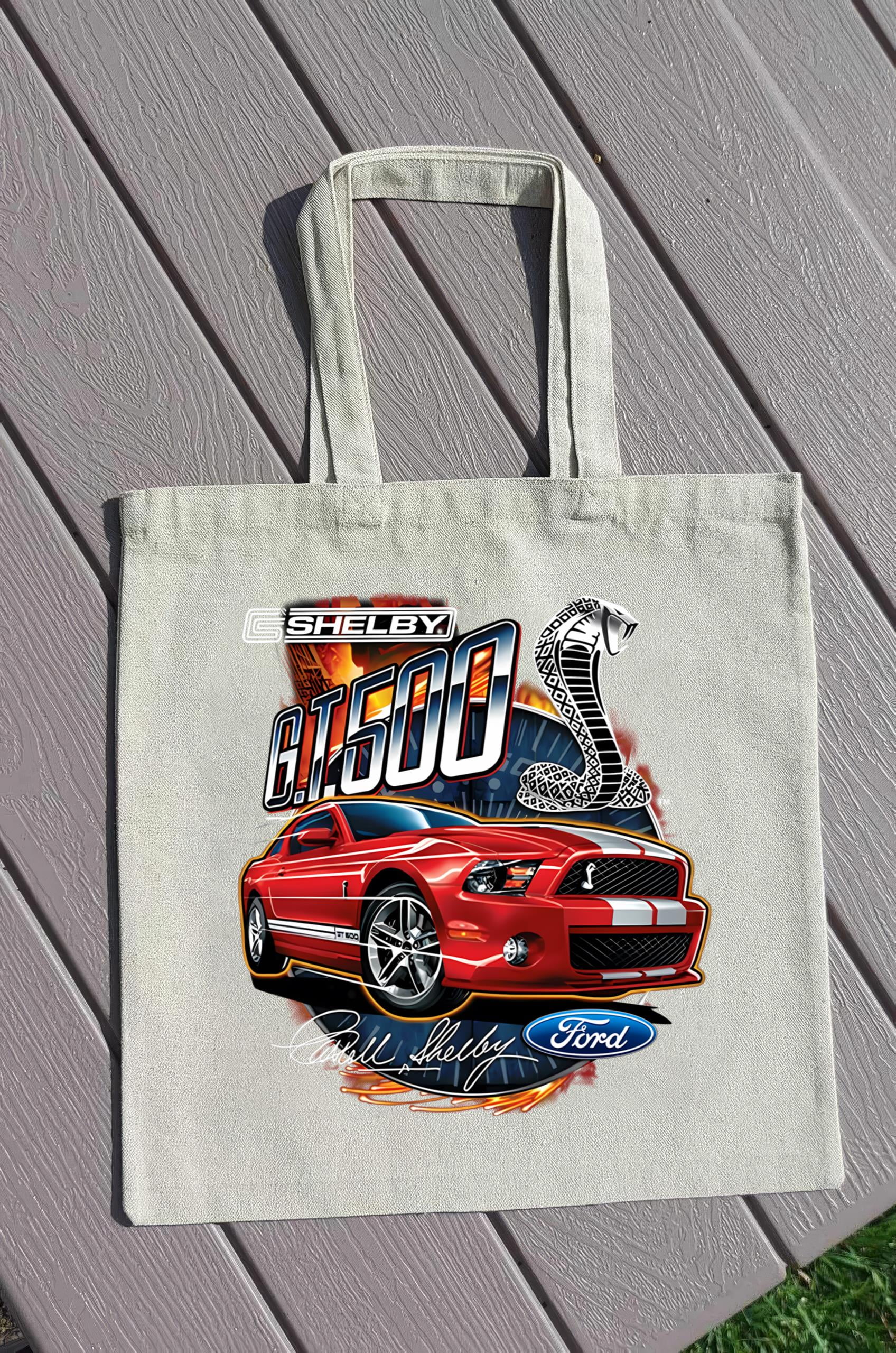 Ford Mustang 2014 Shelby GT500 Cobra Tote Bag American Muscle Car Mens ...