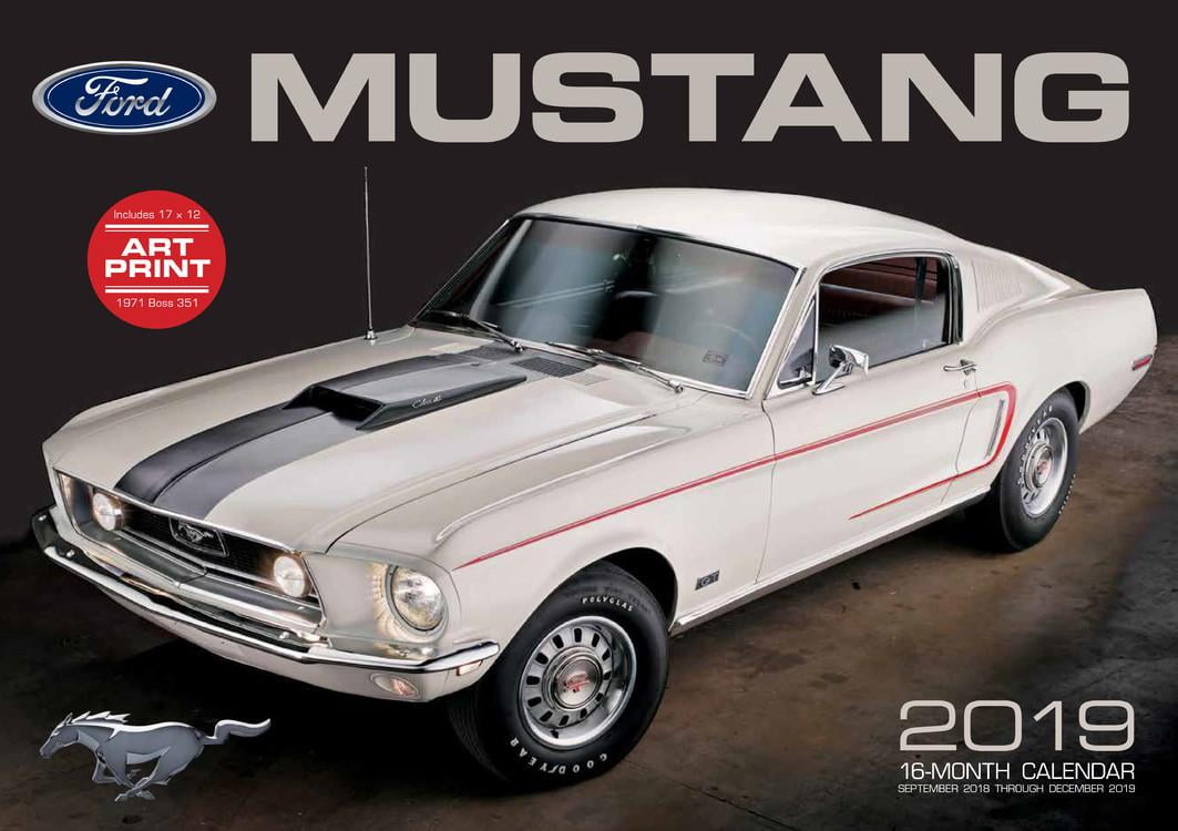Ford Mustang 2019: 16-Month Calendar September 2018 Through December ...