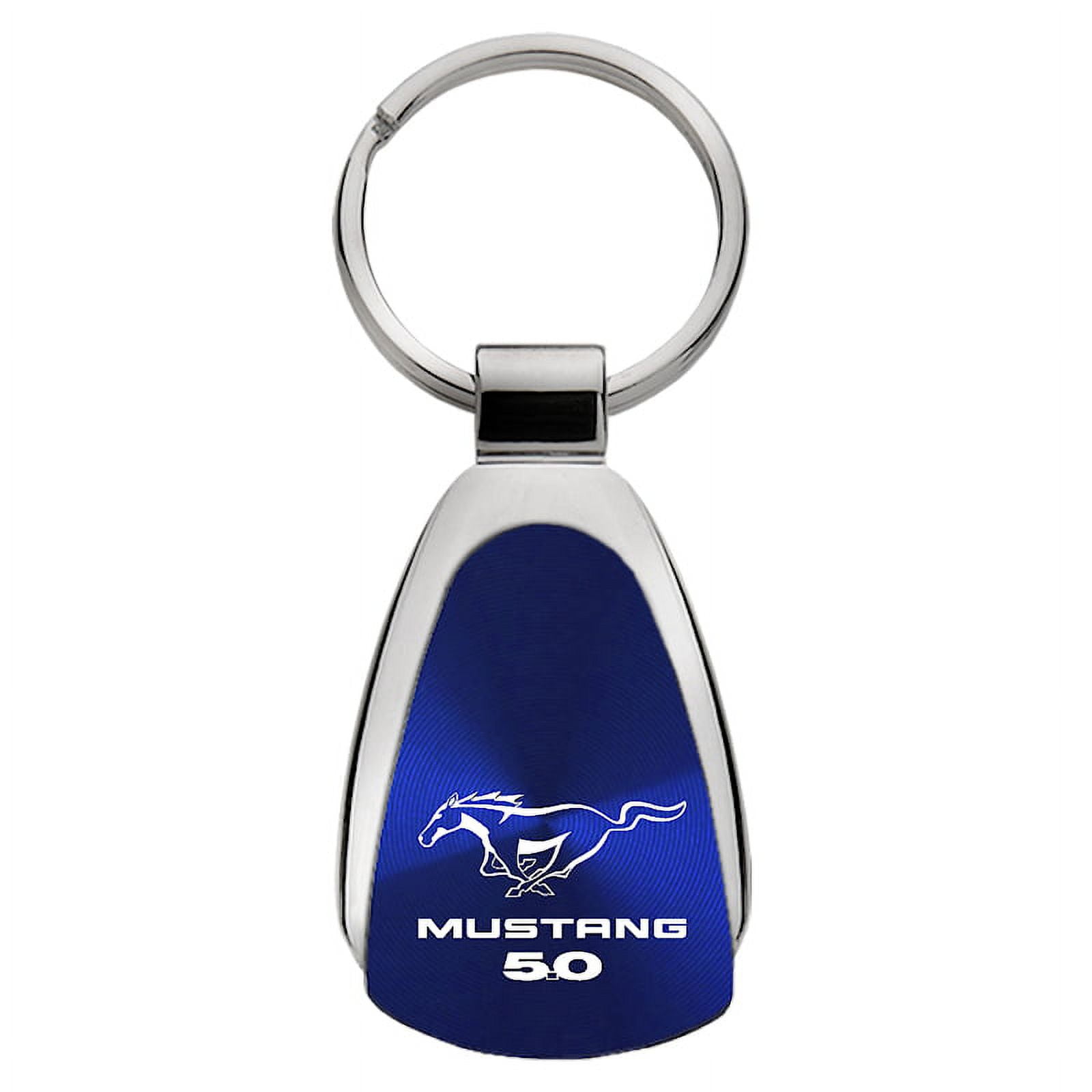 Ford Mustang 5.0 Teardrop Key Chain (Blue) - Walmart.com
