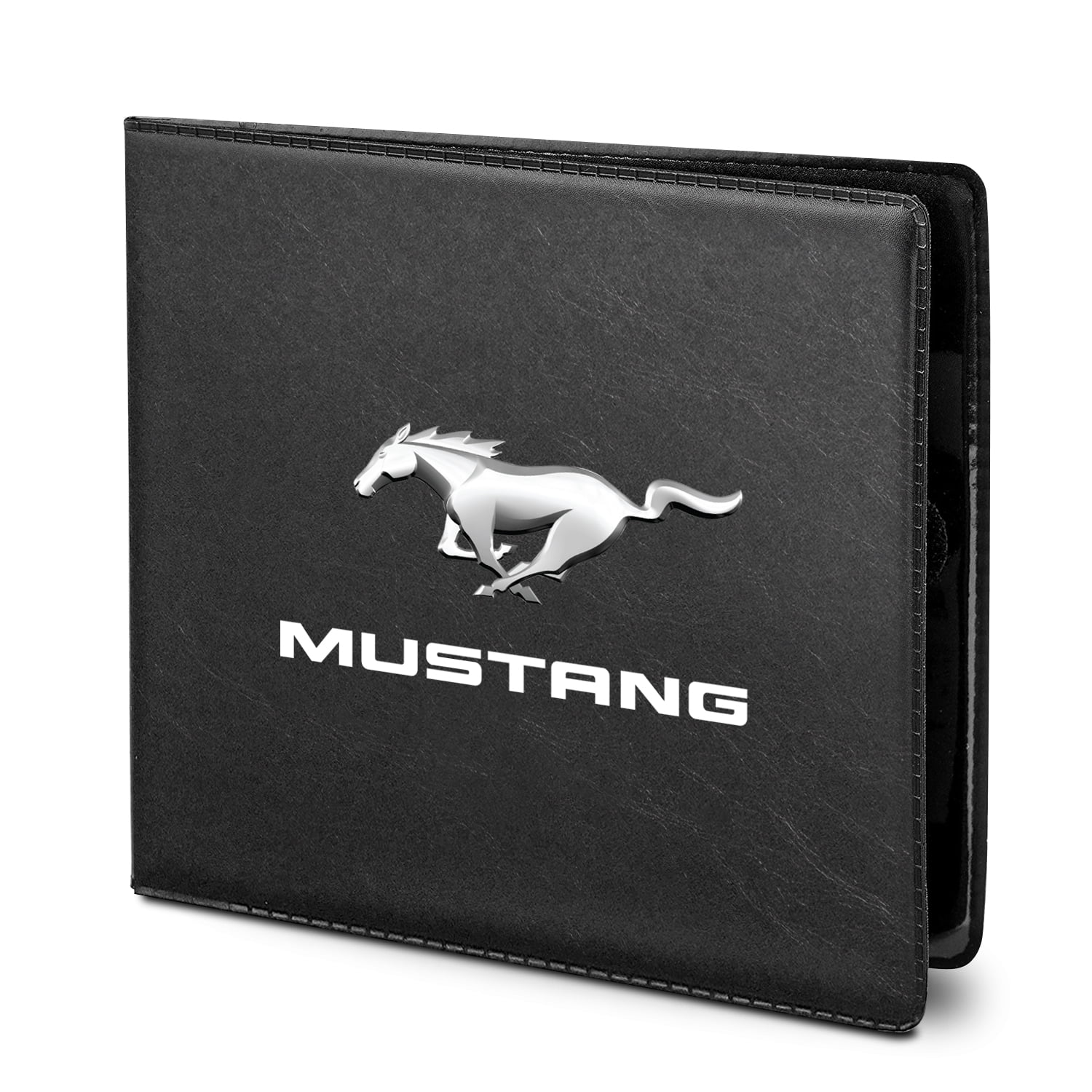 Ford Mustang Car Auto Insurance Registration PU Leather Document Holder ...