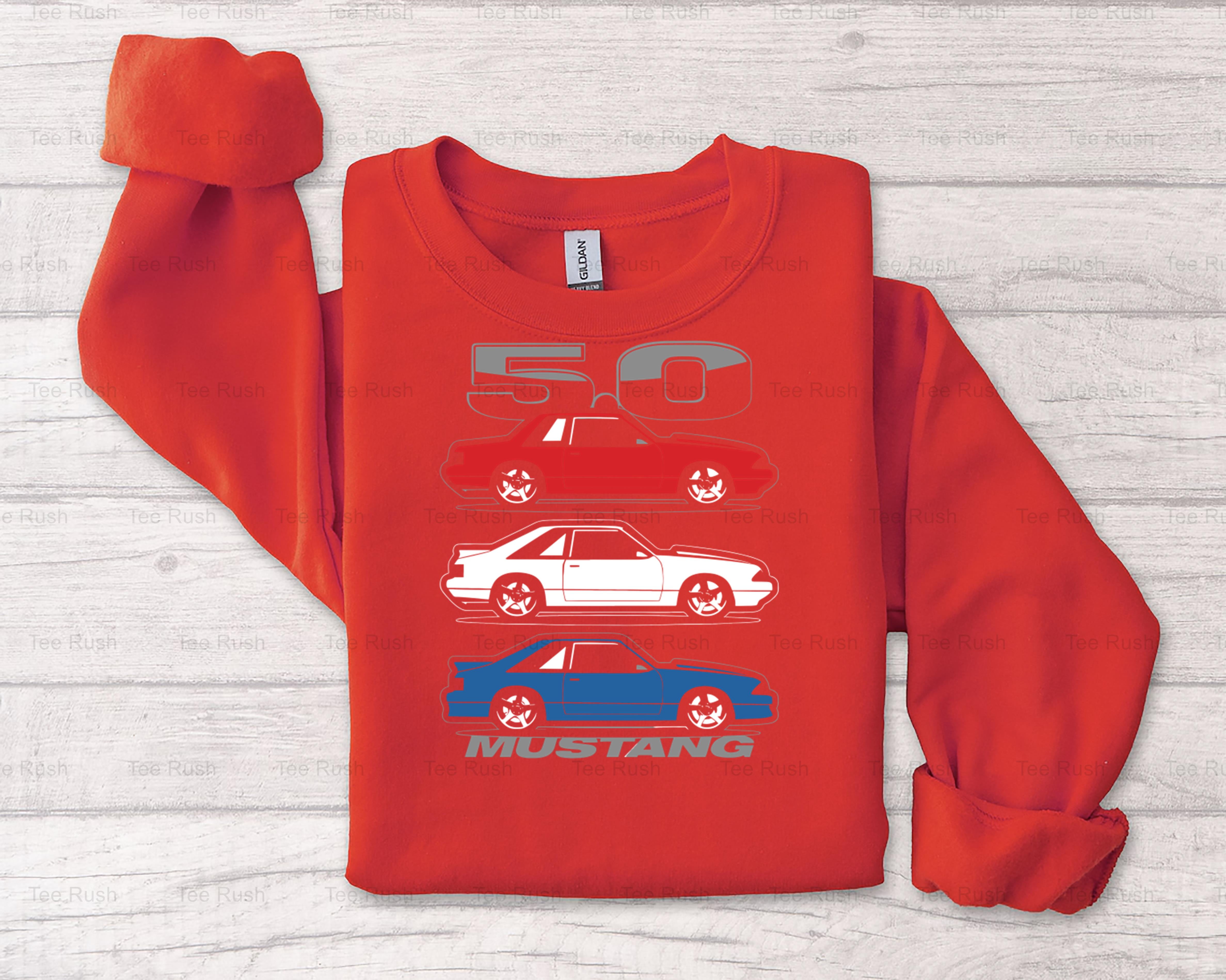 Ford Mustang Classic American Muscle Car Bullitt Mach 1,,T-Shirt, SW ...