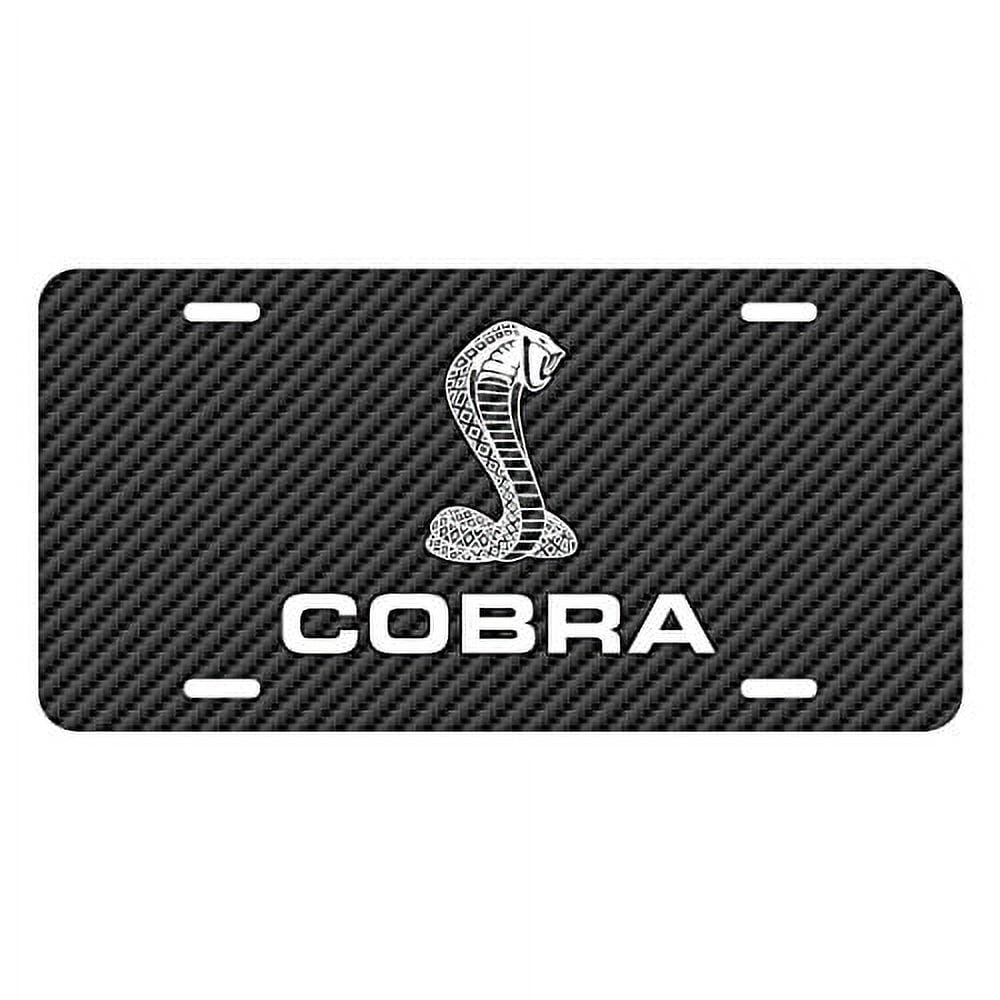 Ford Mustang Cobra Black Carbon Fiber Look Graphic Special Aluminum ...