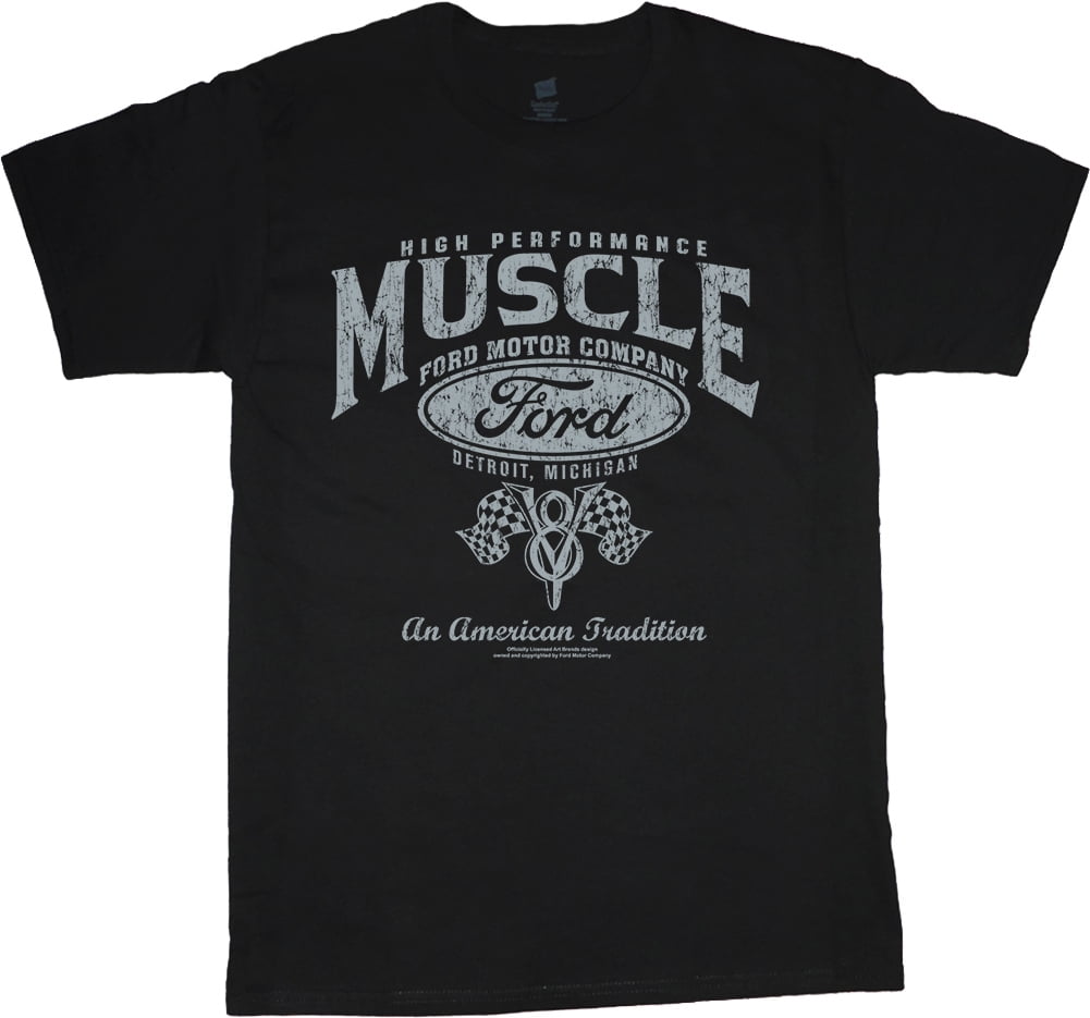 Ford Mustang Ford Muscle Racing T-shirt Mens Graphic Tees Clothing ...