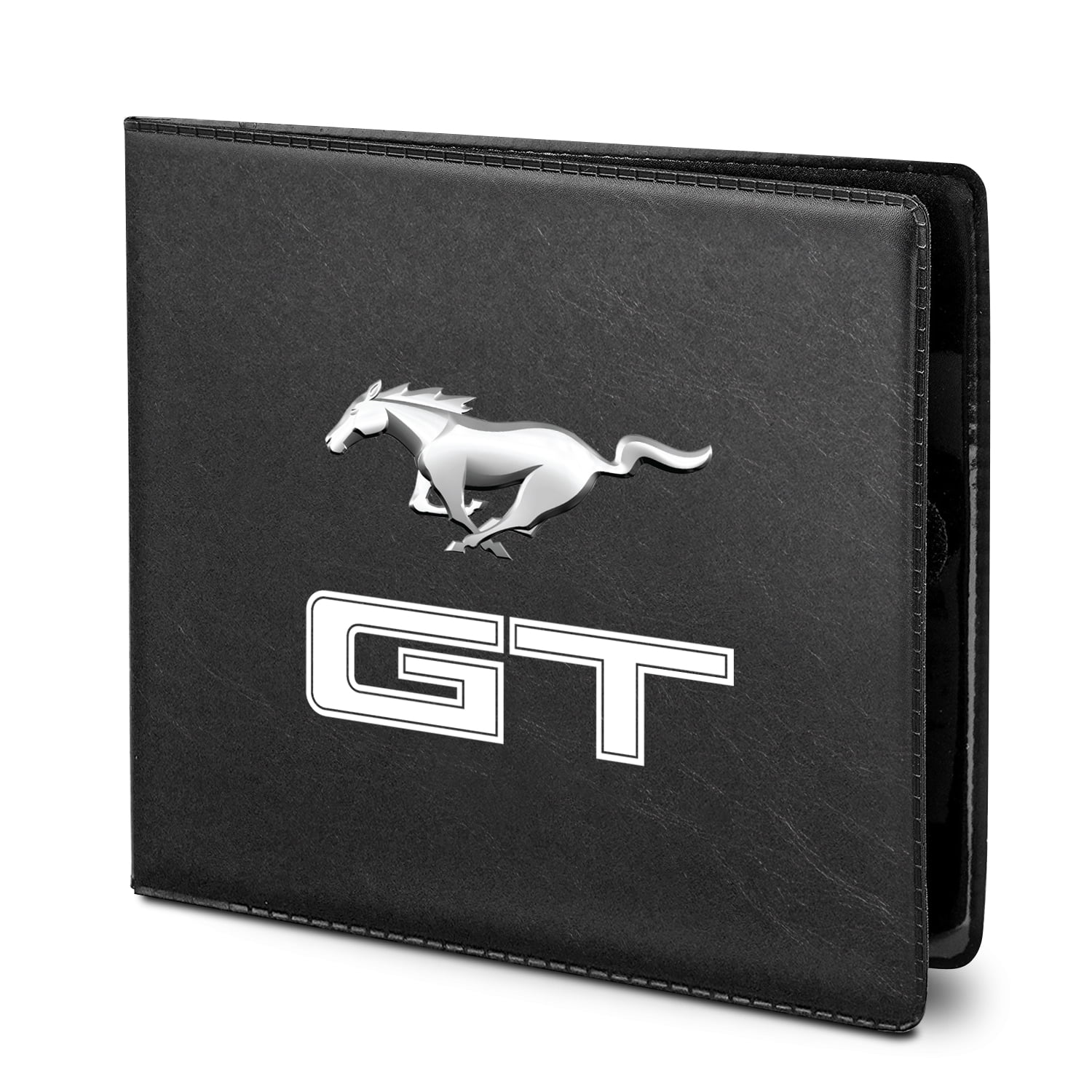 Ford Mustang GT Auto Insurance Registration PU Leather Document Holder ...