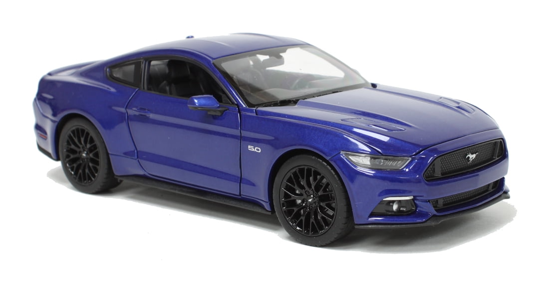 Ford Mustang GT Diecast Model 1:24 scale Blue Welly - Walmart.com