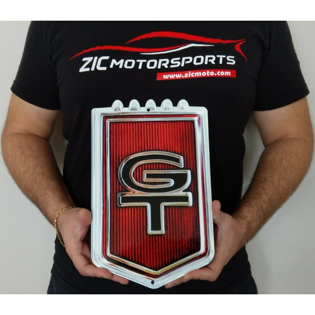 Ford Mustang GT Fender Badge Metal Art Wall Sign - Walmart.com
