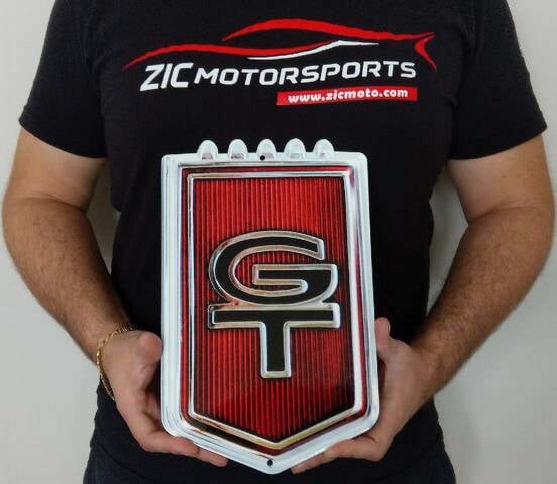 Ford Mustang GT Fender Badge Metal Art Wall Sign - Walmart.com