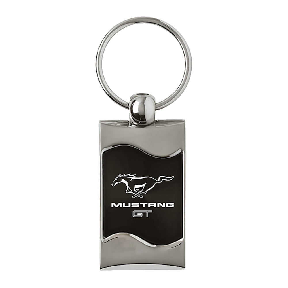 Ford Mustang GT Keychain & Keyring - Black Wave - Walmart.com