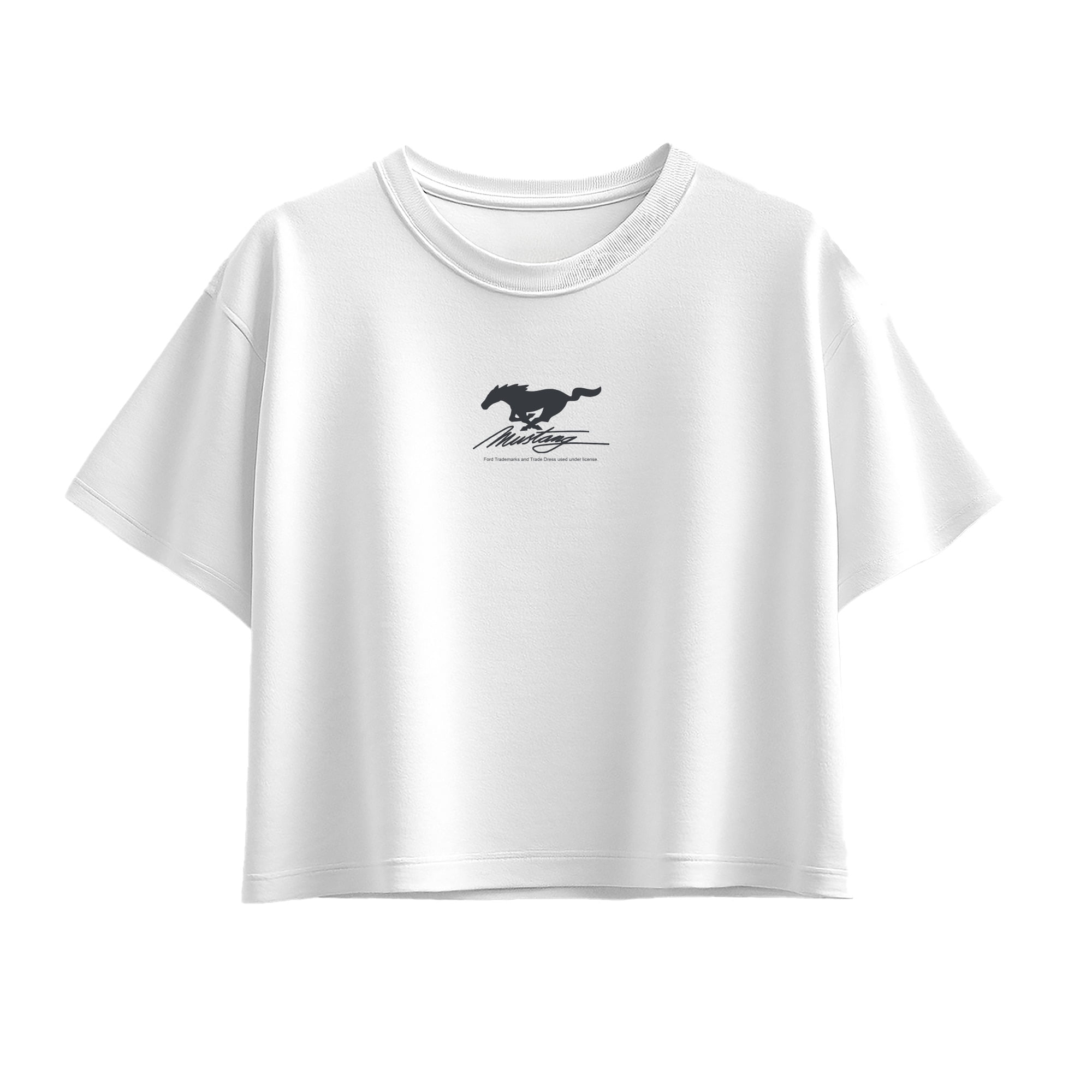 Ford - Mustang Horse Logo - Youth Girls Boxy T-Shirt - Walmart.com