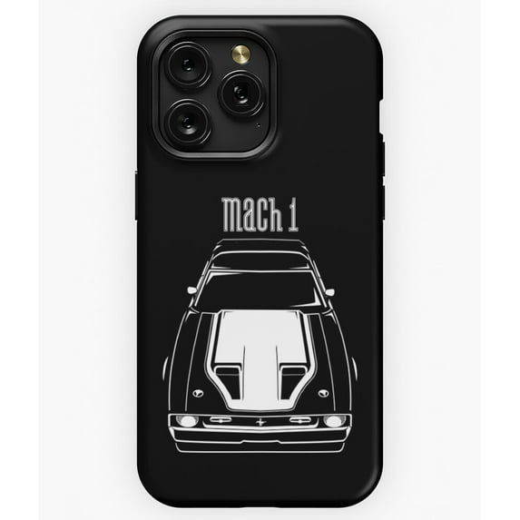 Ford Mustang Mach 1 1971 White Stripe G6673 Phone Case for iPhone17 16 ...